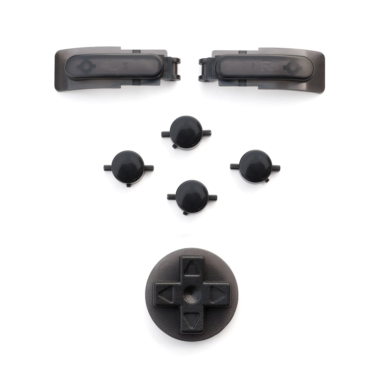 Super Nintendo [SNES] Controller Buttons [Clear Black] – Hoskbrew