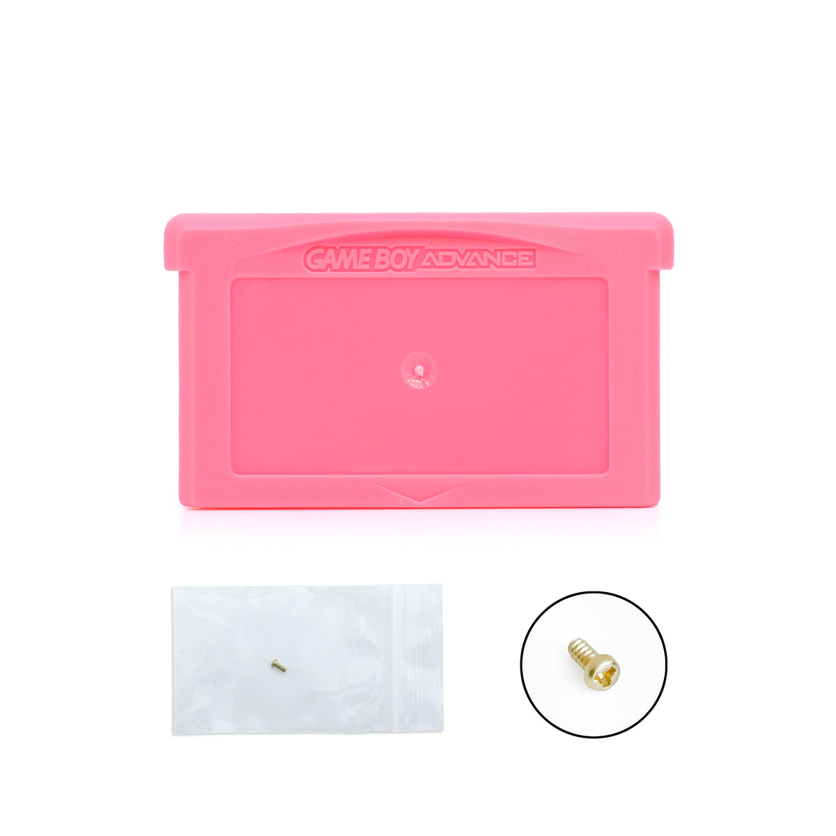 GameBoy Advance Game Cartridge Shell [Pink] [No Logo] – Hoskbrew
