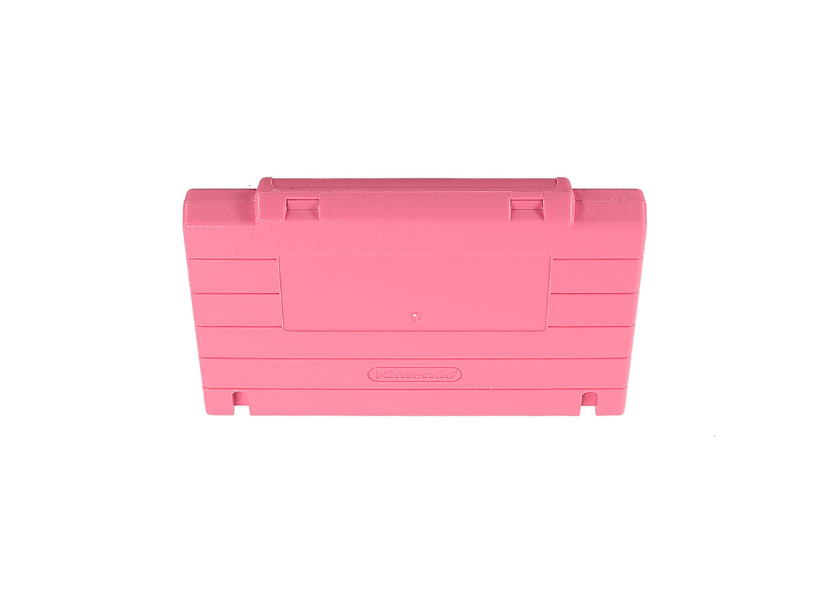 Super Nintendo [SNES] Game Cartridge Shell [Non FX] [Solid Pink] [With ...