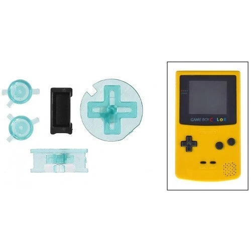 GameBoy Color System Buttons [Translucent Aqua] – Hoskbrew